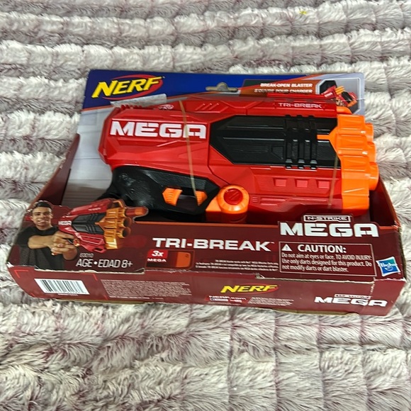 Nerf | Toys | New Nerf Nstrike 3x Mega Tribreak Blaster Toy | Poshmark